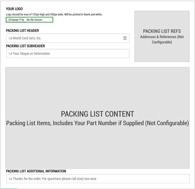 Our Services | World Cord Sets, Inc