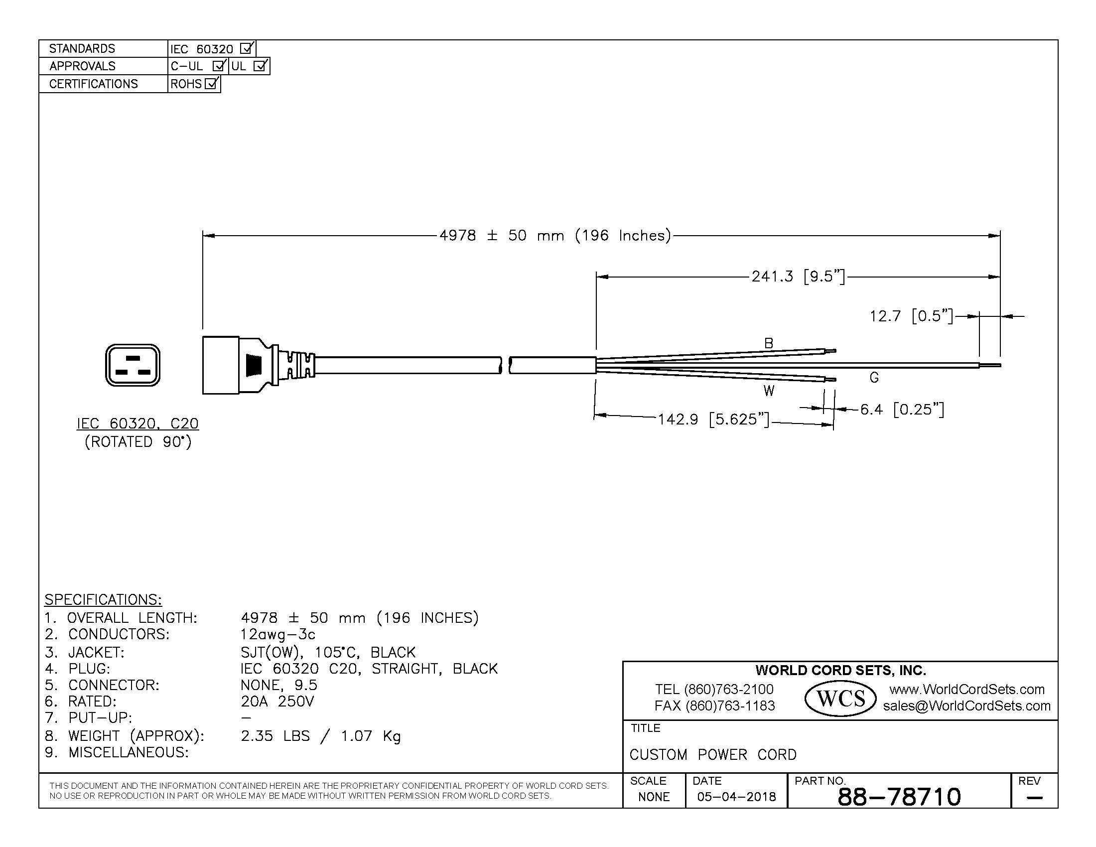 Custom Engineered Telecommunications Wire Harnesses | World Cord Sets
