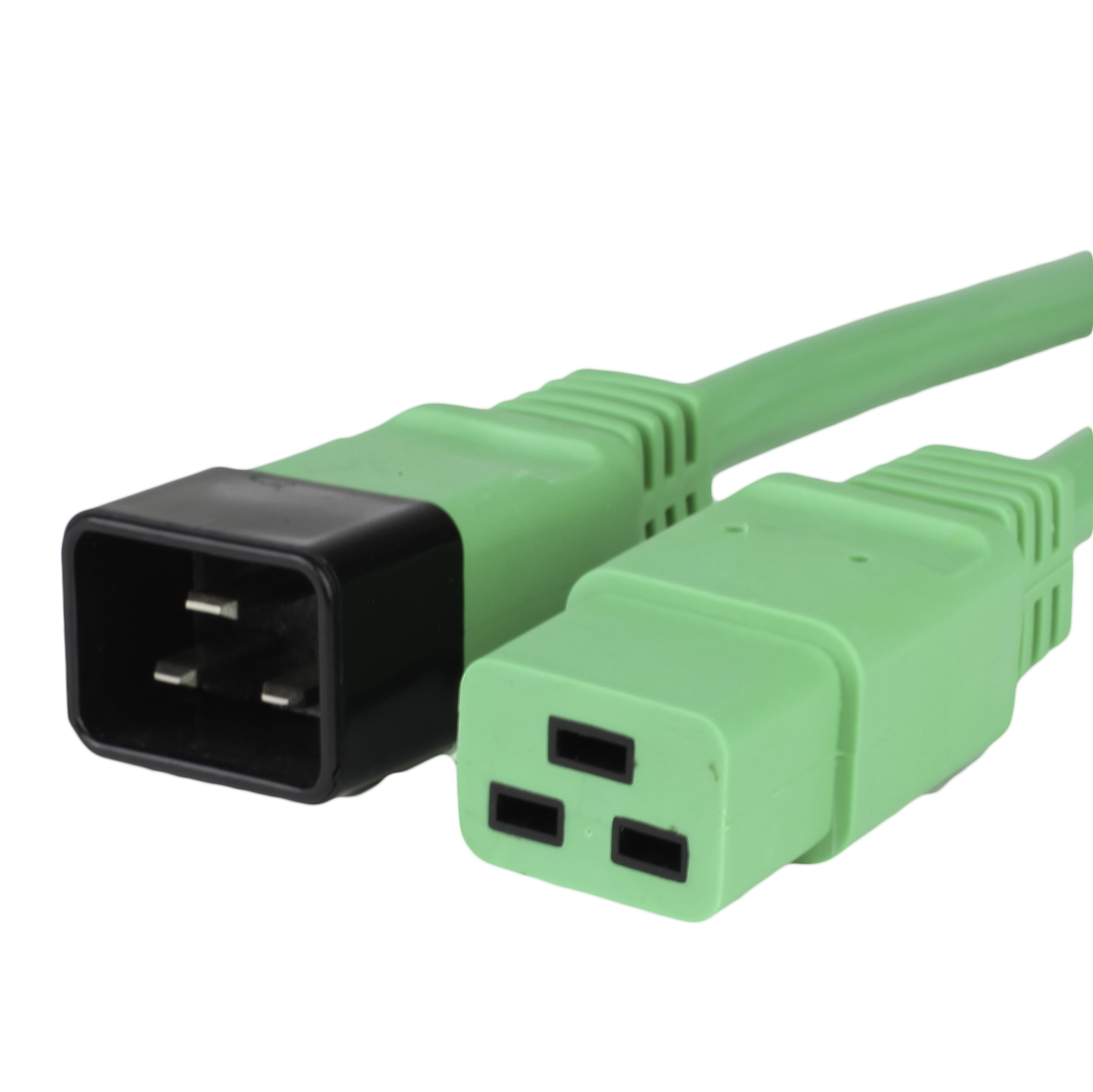 6FT C19 C20 20A 250V GREEN Power Cord