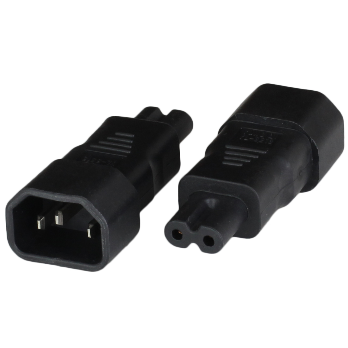 Adapter IEC60320 C14 Plug To C7 Connector 10A 250V Black
